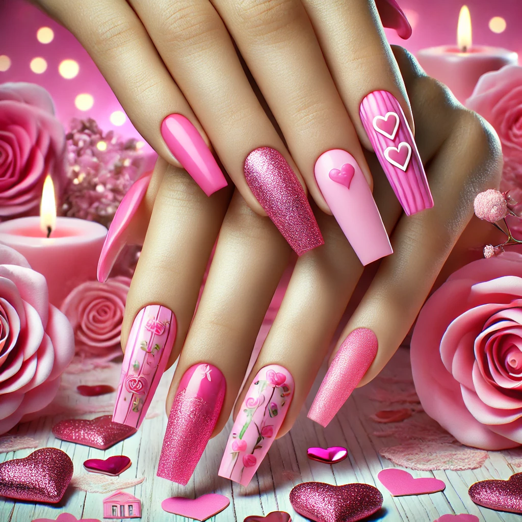 The Ultimate Guide to Pink Valentine's Day Nails: Trends, Meaning, and ...